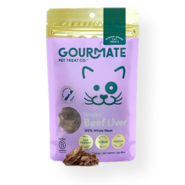 Gourmate Wagyu Beef Liver Cat Treats 25g – Pet Connect NZ
