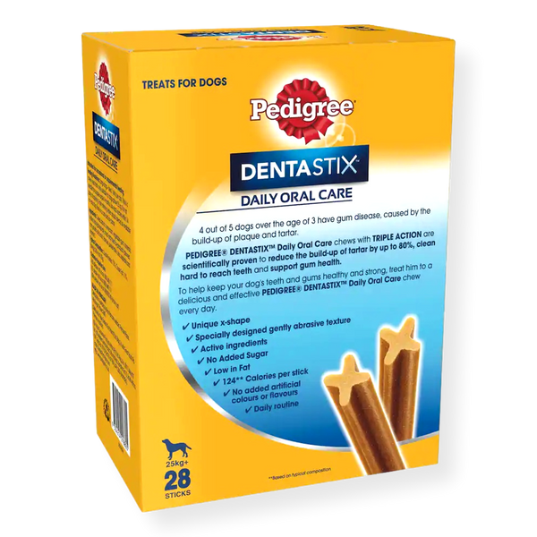 Pedigree Dentastix Large & Giant Dog x 28 Sticks 1.08kg – Pet Connect NZ