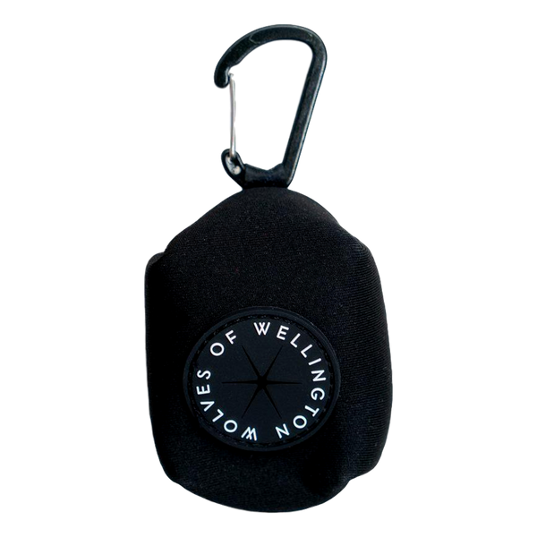 Wolves of Wellington Black Poop Pouch – Pet Connect NZ